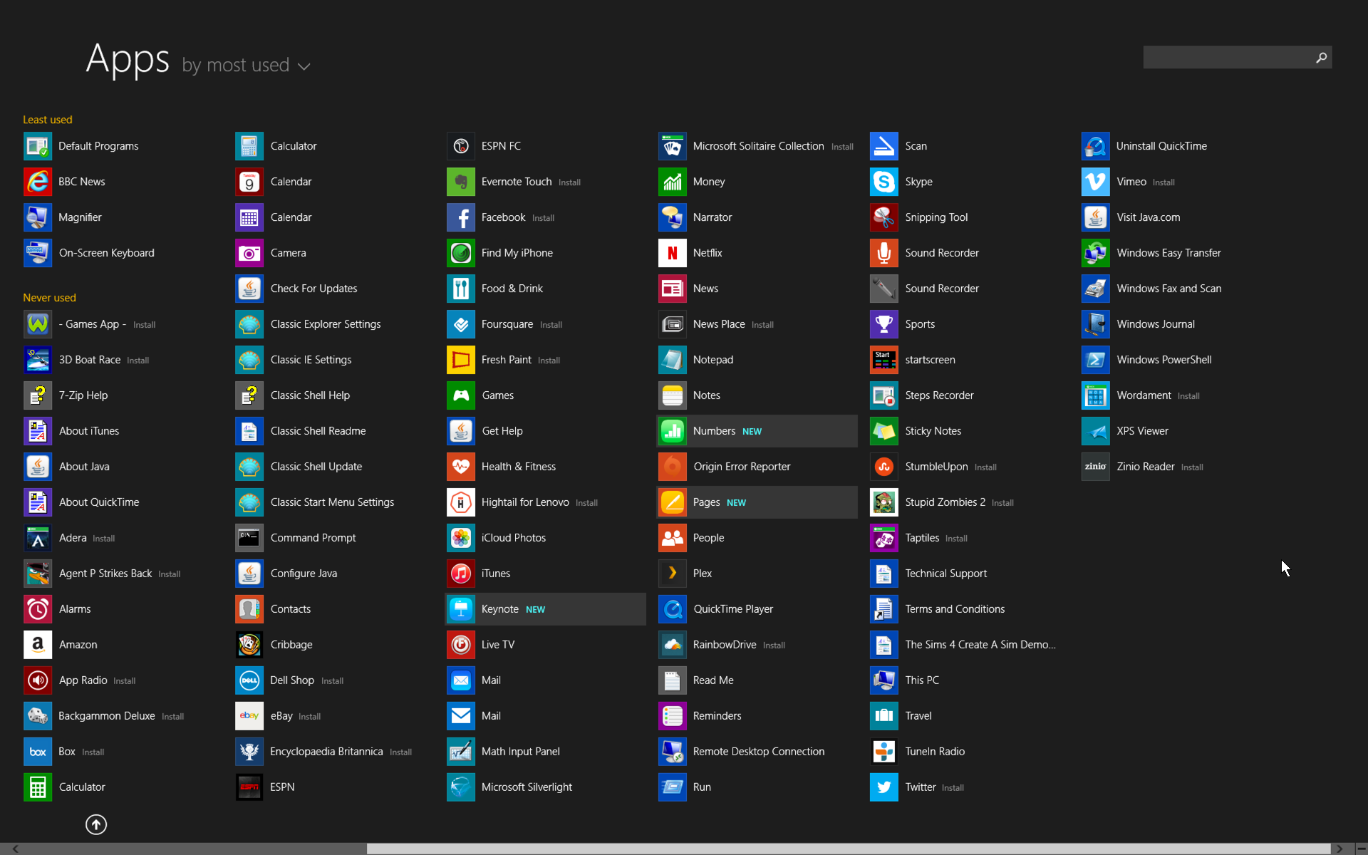 Sort programs on Windows 8.1 Apps Screen? - Ask Dave Taylor