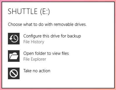 Configure Windows 8 to scan USB flash drives?