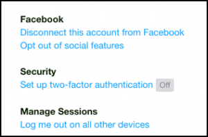 How to enable two-factor authentication in Kickstarter?