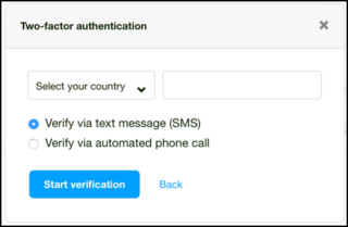 How to enable two-factor authentication in Kickstarter?