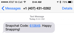 Enable two-step login verification for Snapchat?
