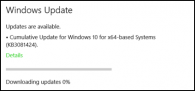 How do I force a Windows 10 system update?