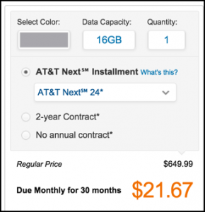 Is AT&T Next a good deal for purchasing a new iPhone?