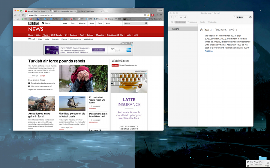How do I get Split View to work on Mac OS X El Capitan?