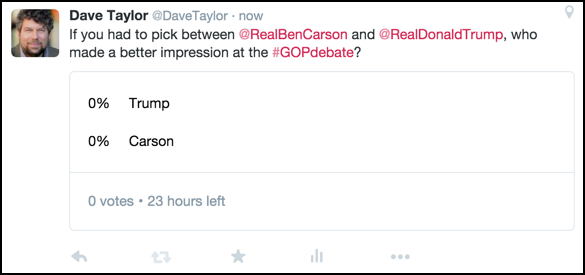 How to create a Twitter poll?
