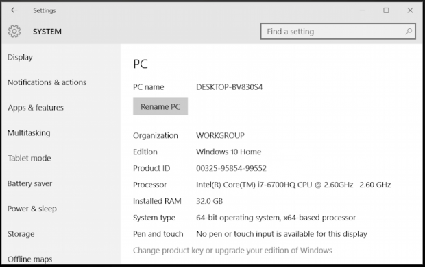 Running 32-bit or 64-bit Windows 10?