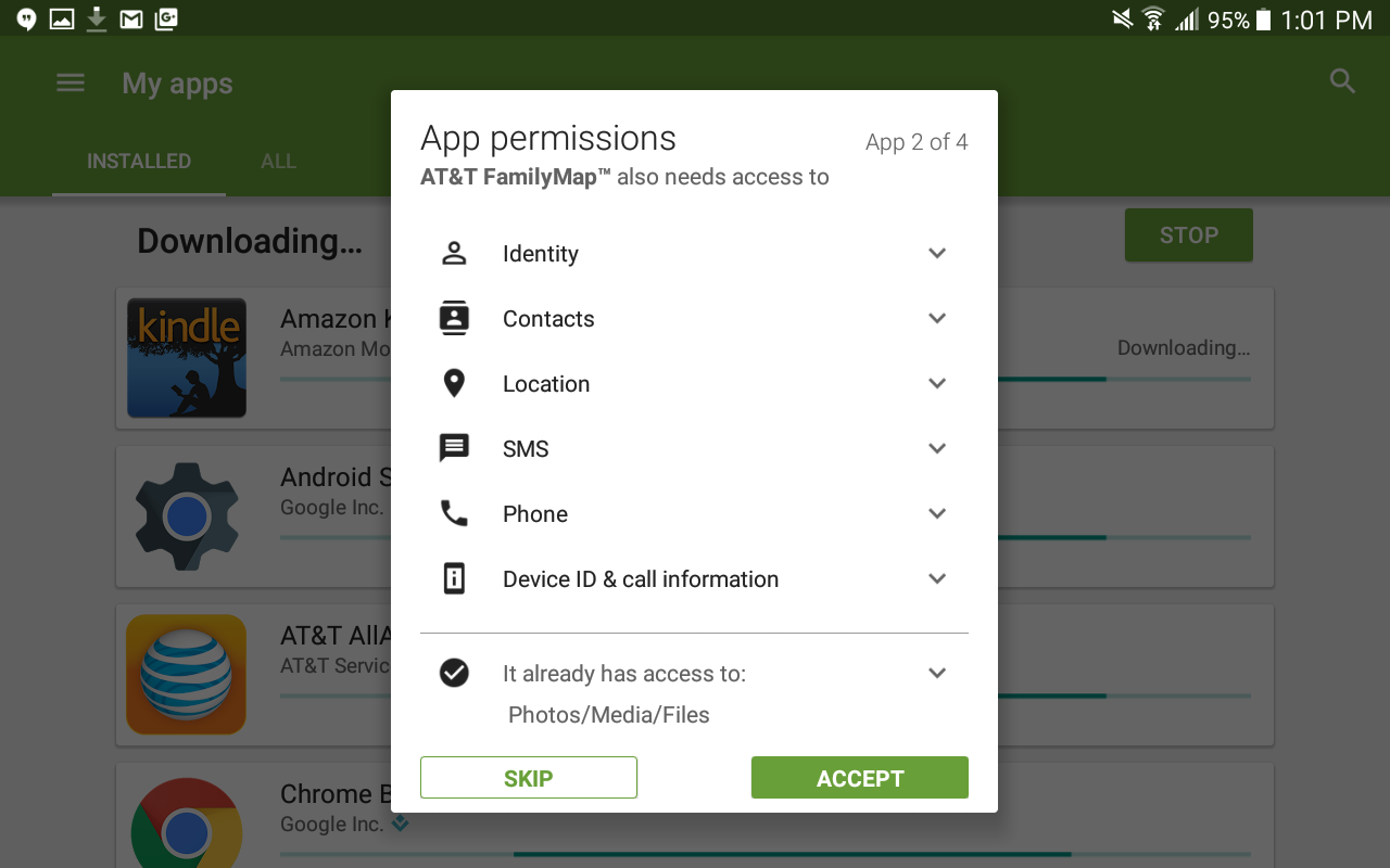 How do I update apps on my Android tablet?