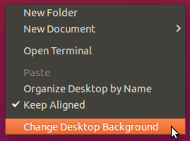 Change Desktop Wallpaper in Ubuntu Linux?