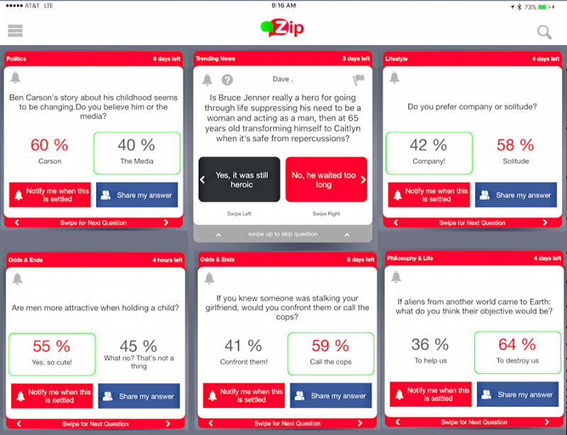 Review: Zip – The iPhone Question Answer App