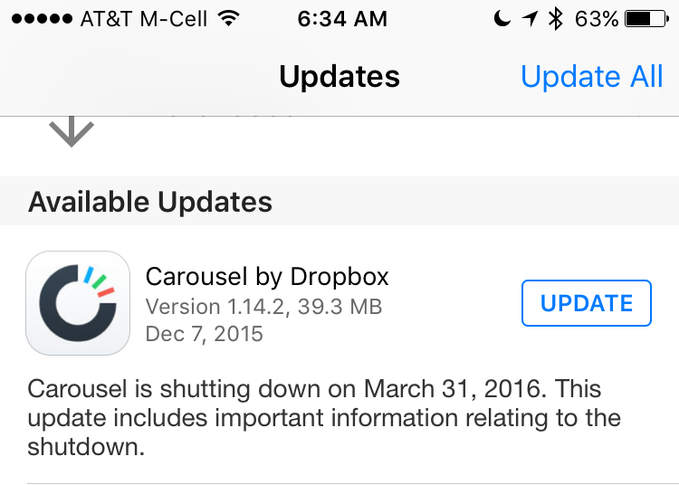 Dropbox shuts down Carousel. Now what?