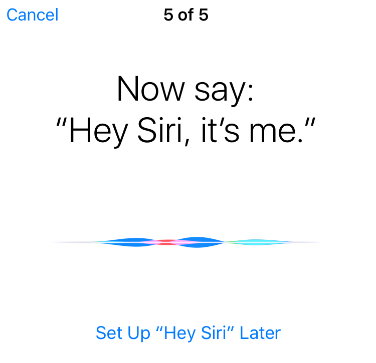 How do I set up “Hey Siri” on my iPhone 6?