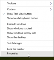 Enlarge Desktop icons and TaskBar in Windows 10?