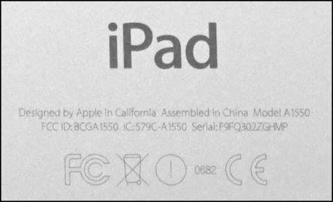 How do I tell what iPad Mini model I have?