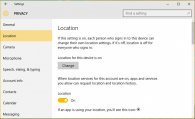 How to Disable Location Tracking in Windows 10?