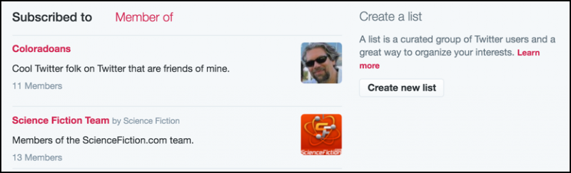 Manage your Twitter stream with Twitter Lists?