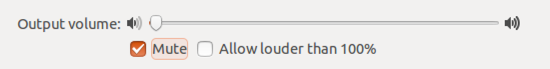 How do I mute my Ubuntu Linux system?