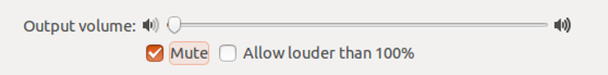 How do I mute my Ubuntu Linux system?