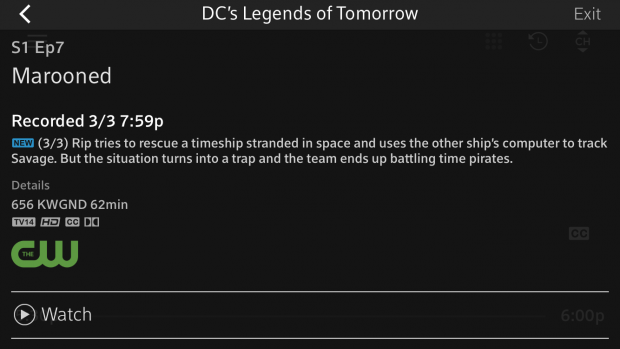 Watch DVR recordings remotely with Xfinity X1?