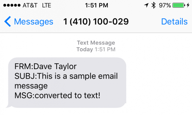 Forward Gmail Email as a Text Message?