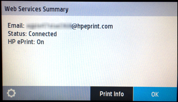 How do I use HP EPRINT email printing service?