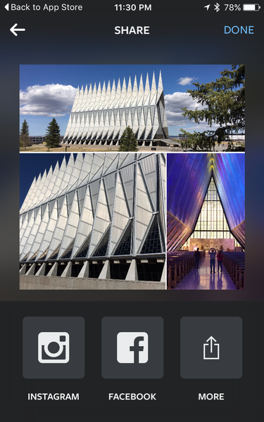 How do I make an Instagram collage photo?