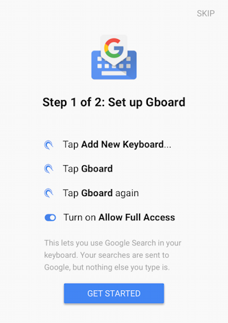 Get started with the Google Gboard iPhone Keyboard?
