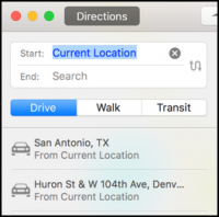 Calculate driving distance between two cities?