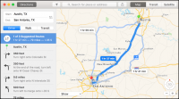 Calculate driving distance between two cities?