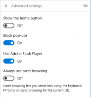 Add a home button to my Microsoft Edge browser?