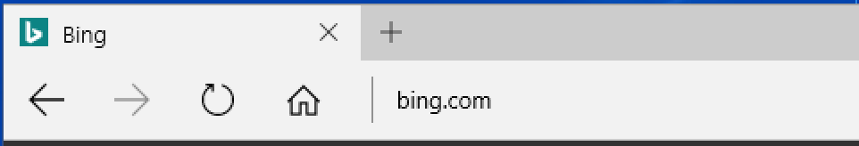 Add a home button to my Microsoft Edge browser?