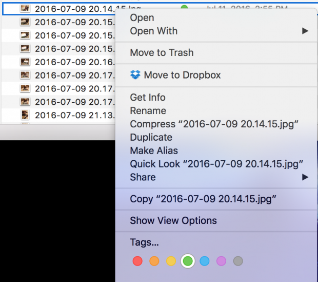 How to work with Mac OS X Colored File Tags?