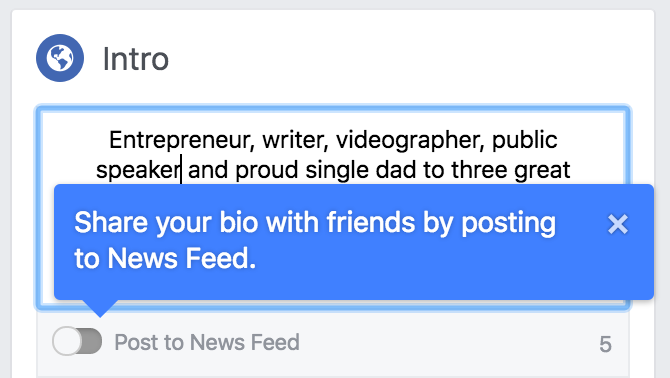 Add a Bio and Featured Photos to your Facebook Profile?