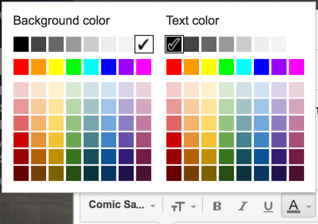Add text colors and formats to Gmail email messages?