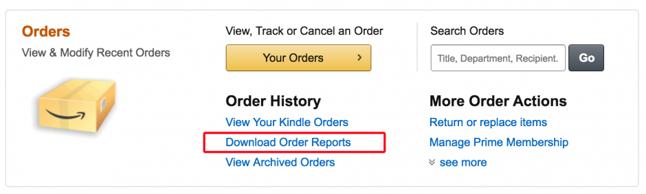 How to Figure Out Lifetime Amazon.com Purchases?