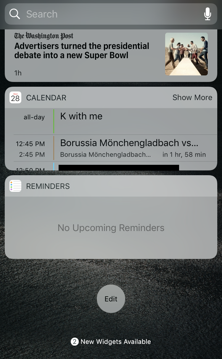 How do I add an iOS 10 “Notification Widget”?