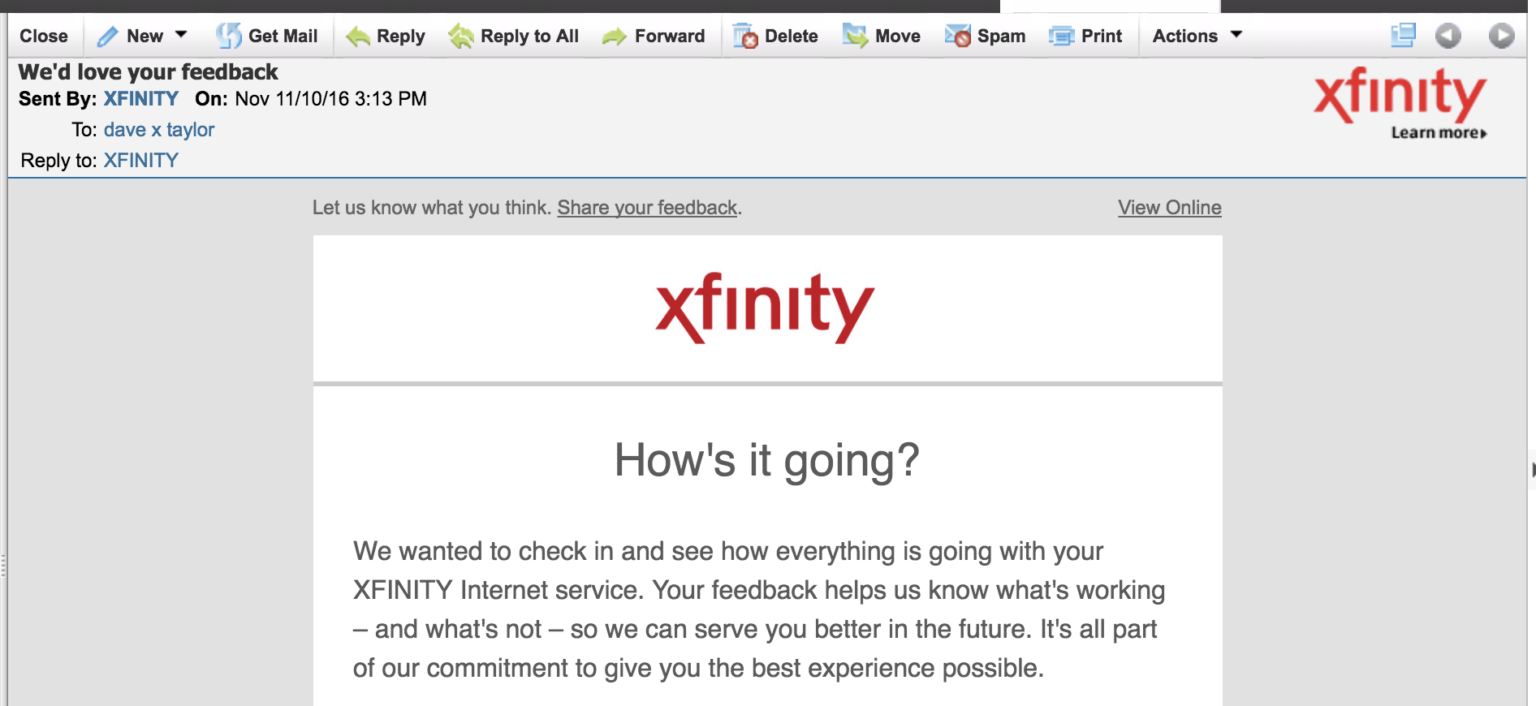 Create Email Folders in Comcast Xfinity Webmail? Create Email Folders in Comcast Xfinity Webmail?