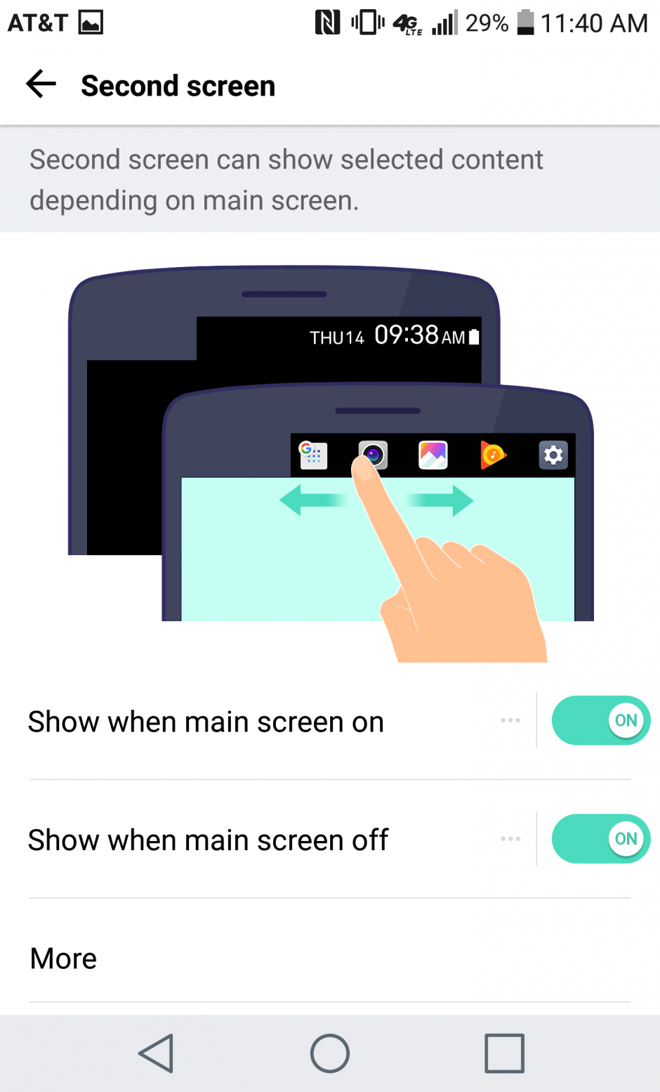 Getting Started with the LG V20 Second Screen?