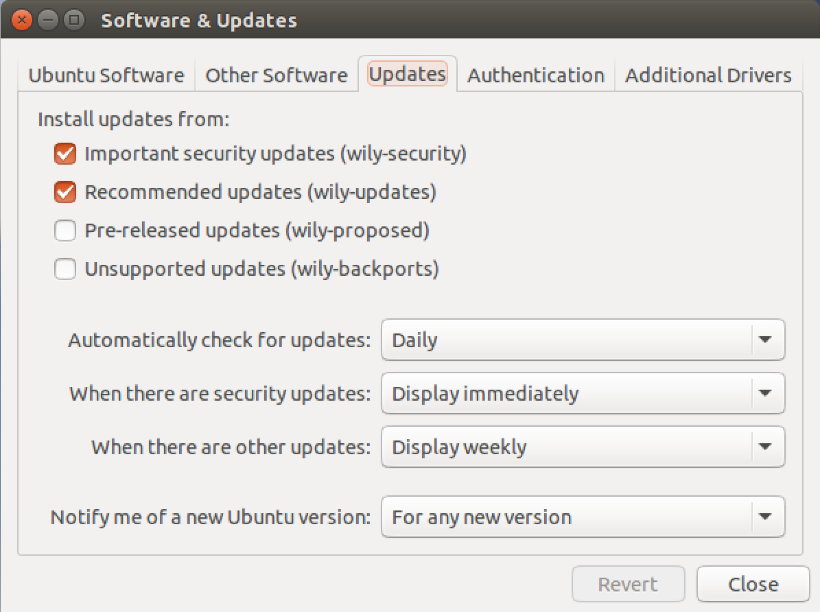 Check for Program Updates in Ubuntu Linux?