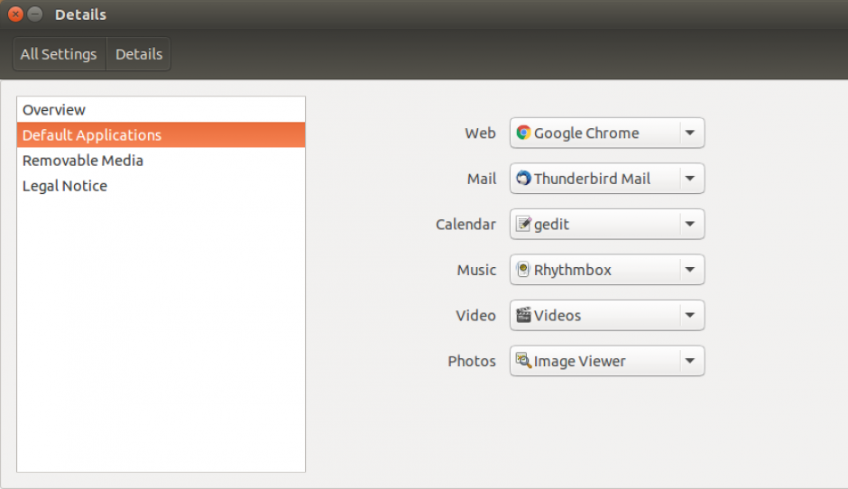 Change default Web browser in Ubuntu Linux?