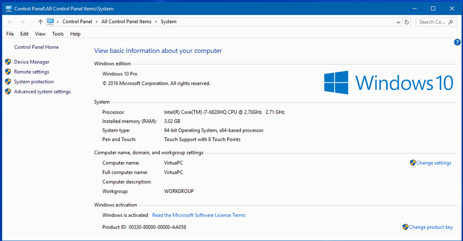 How do I rename my Windows 10 PC?
