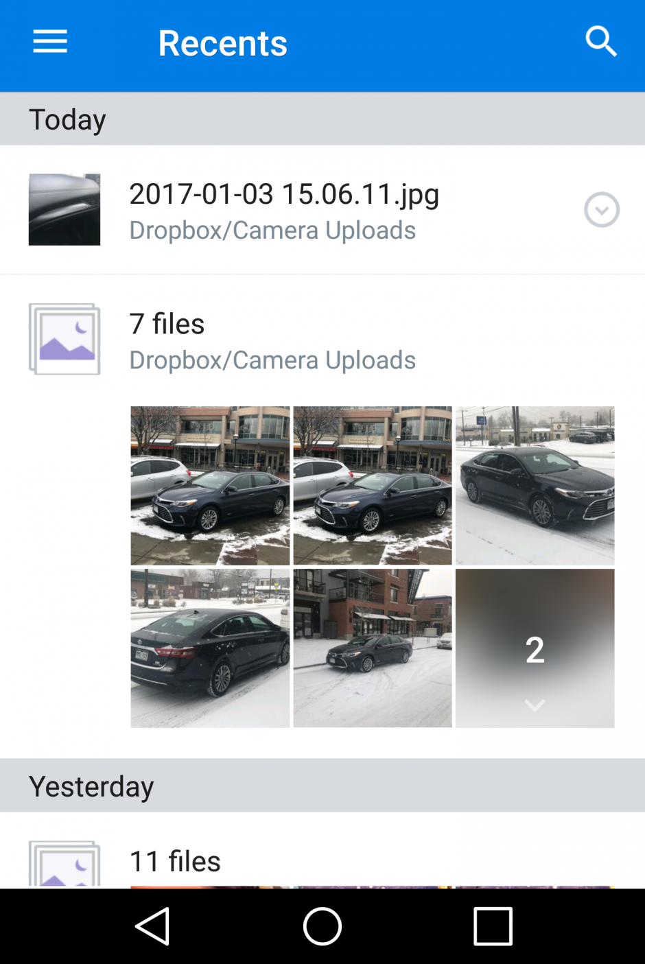 How to have DropBox auto-upload photos on my phone?