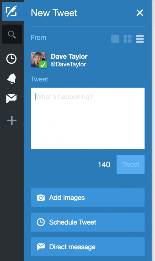Schedule Tweets In the Future with Tweetdeck?