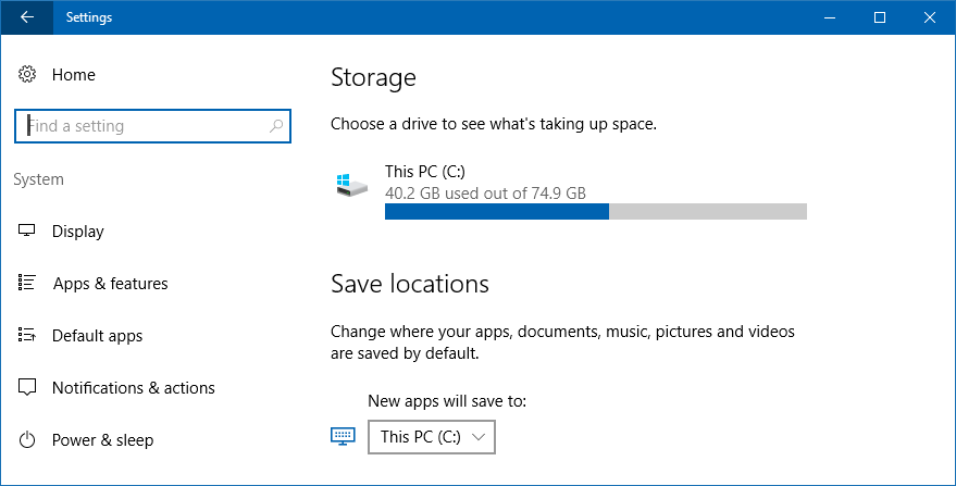 Where’s all my Win10 Disk Space Gone?