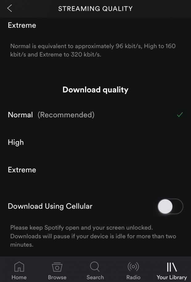 How do I Disable Spotify Cellular Data Usage?