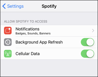 How do I Disable Spotify Cellular Data Usage?
