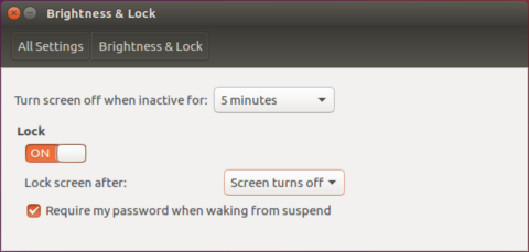 Change Screen Lock Time in Ubuntu Linux?