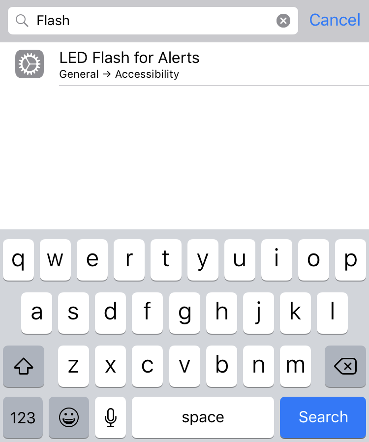 iPhone Light Flash for Notifications?