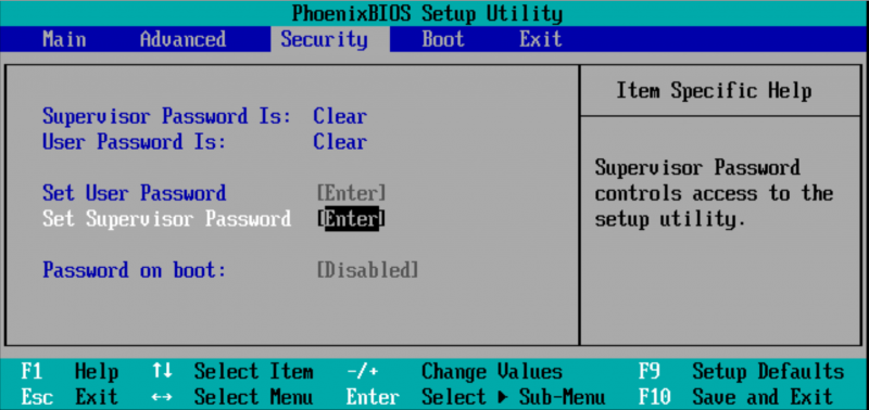 Change the order of boot devices on a PC?