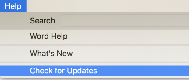 How to Update and Patch Microsoft Word for Mac?
