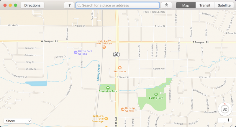 Find Nearby Stores with Apple Maps?